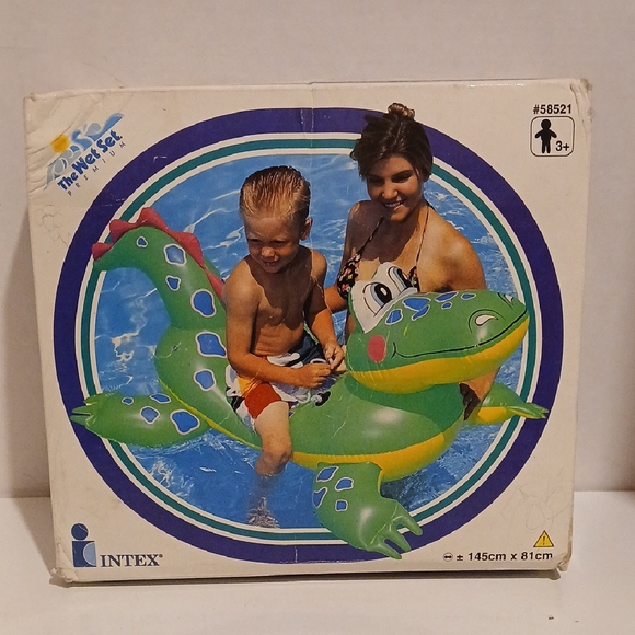 Intex | Toys | Vintage Intex 997 Green Inflatable Frog Pool Toy | Poshmark